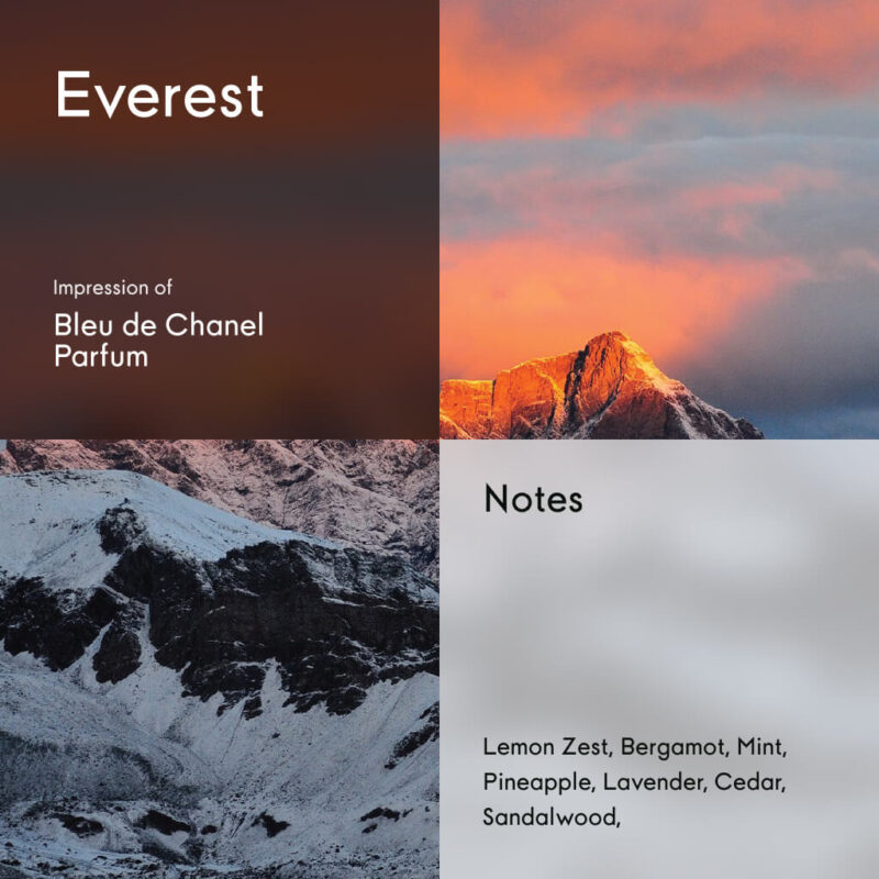 Everest - Impression Of Bleu de Chanel Parfum - Sesky Perfumes
